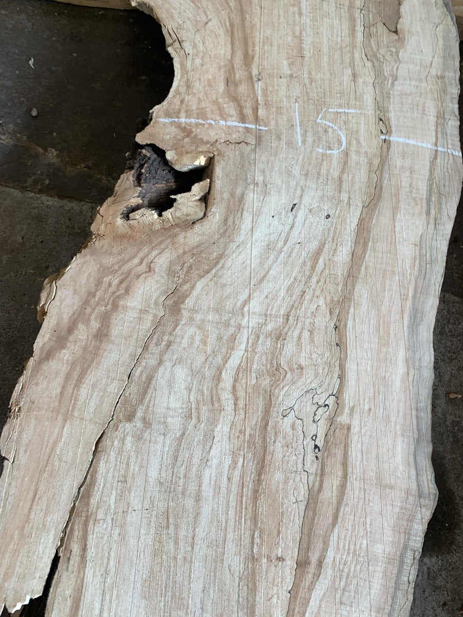 Spalted Maple 132x17x10/4 – The Knotty Lumber Co.