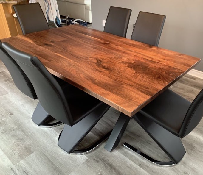 Black Walnut Dining Table 72"x42" – The Knotty Lumber Co.