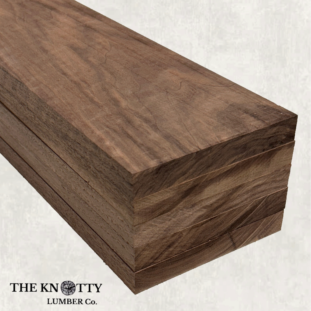 Black Walnut 4/4 - 5 Pack | Premium Hardwood Lumber | The Knotty Lumber Co.