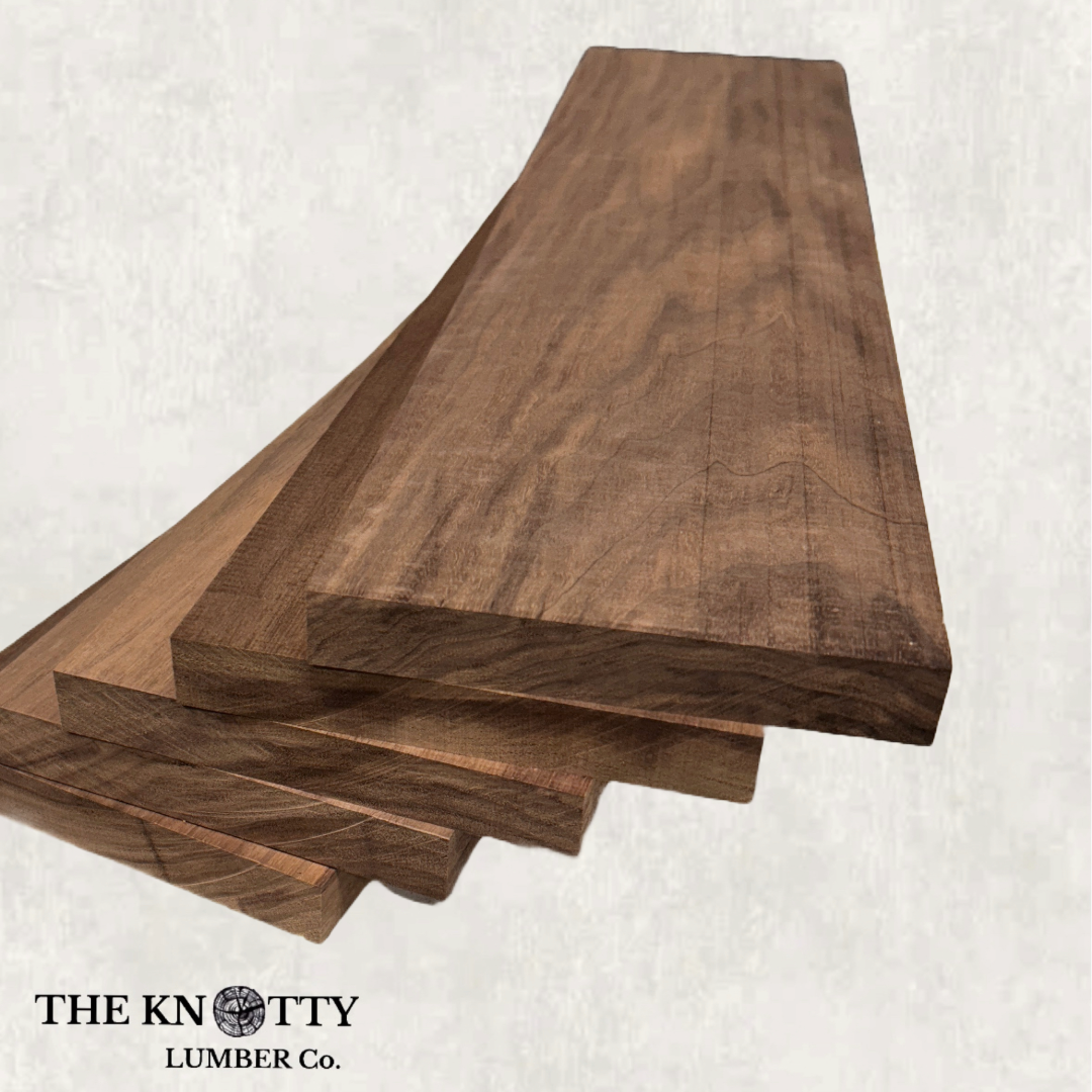 Black Walnut 4/4 - 5 Pack – The Knotty Lumber Co.