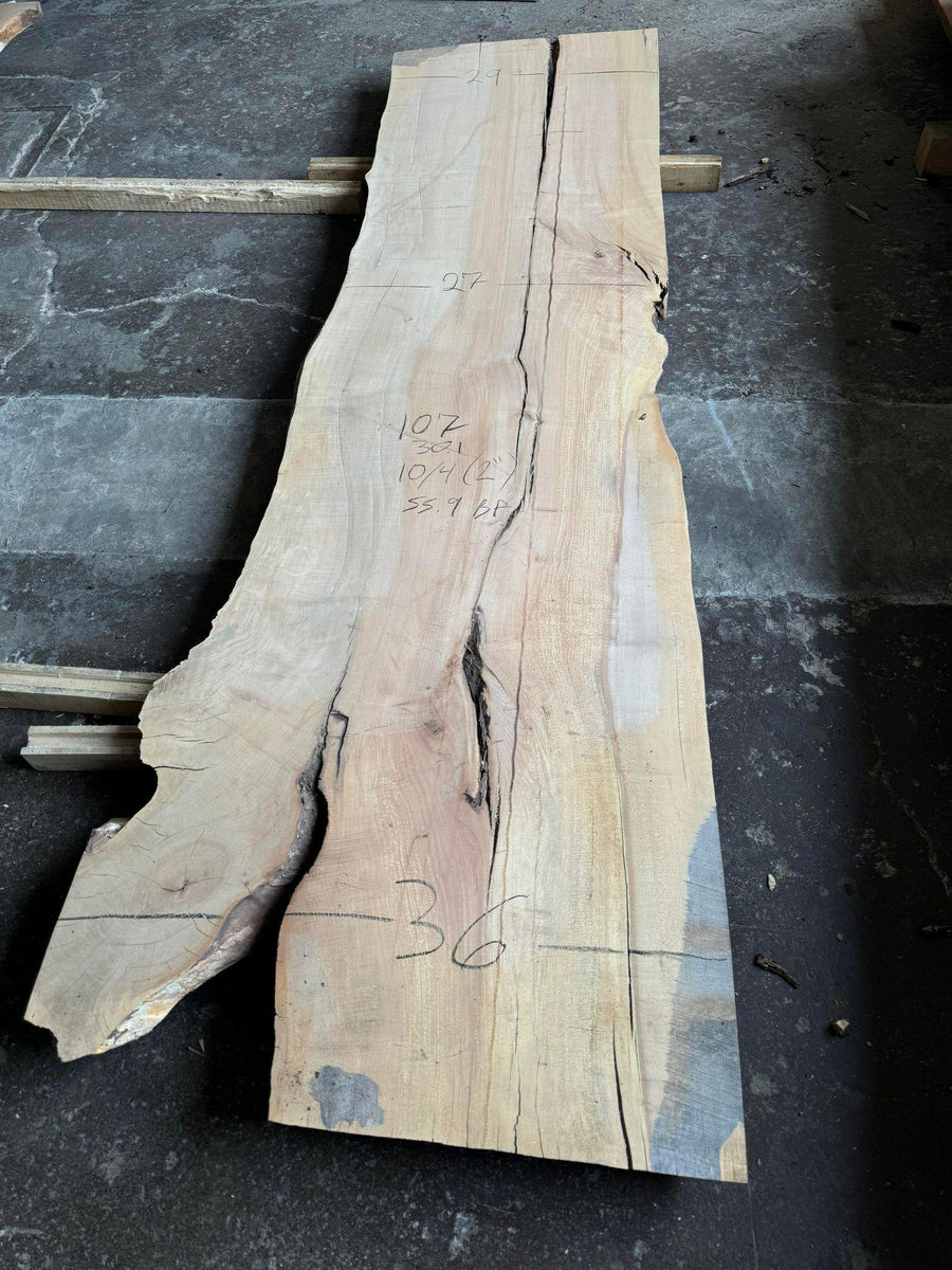 Sugar Maple 107x30x10/4 – The Knotty Lumber Co.