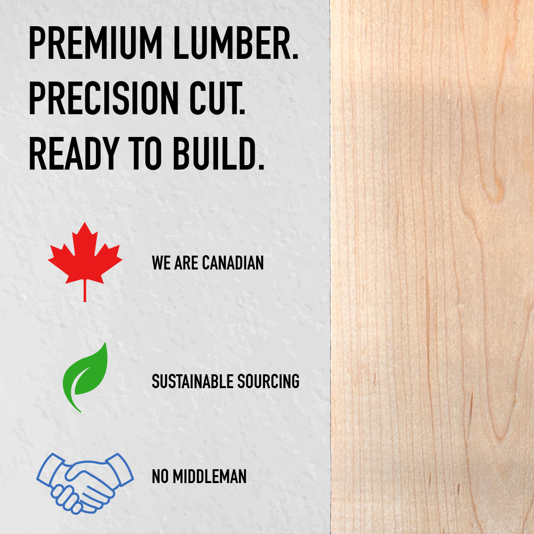 Hard Maple 8/4 | Premium Hardwood Lumber | The Knotty Lumber Co.